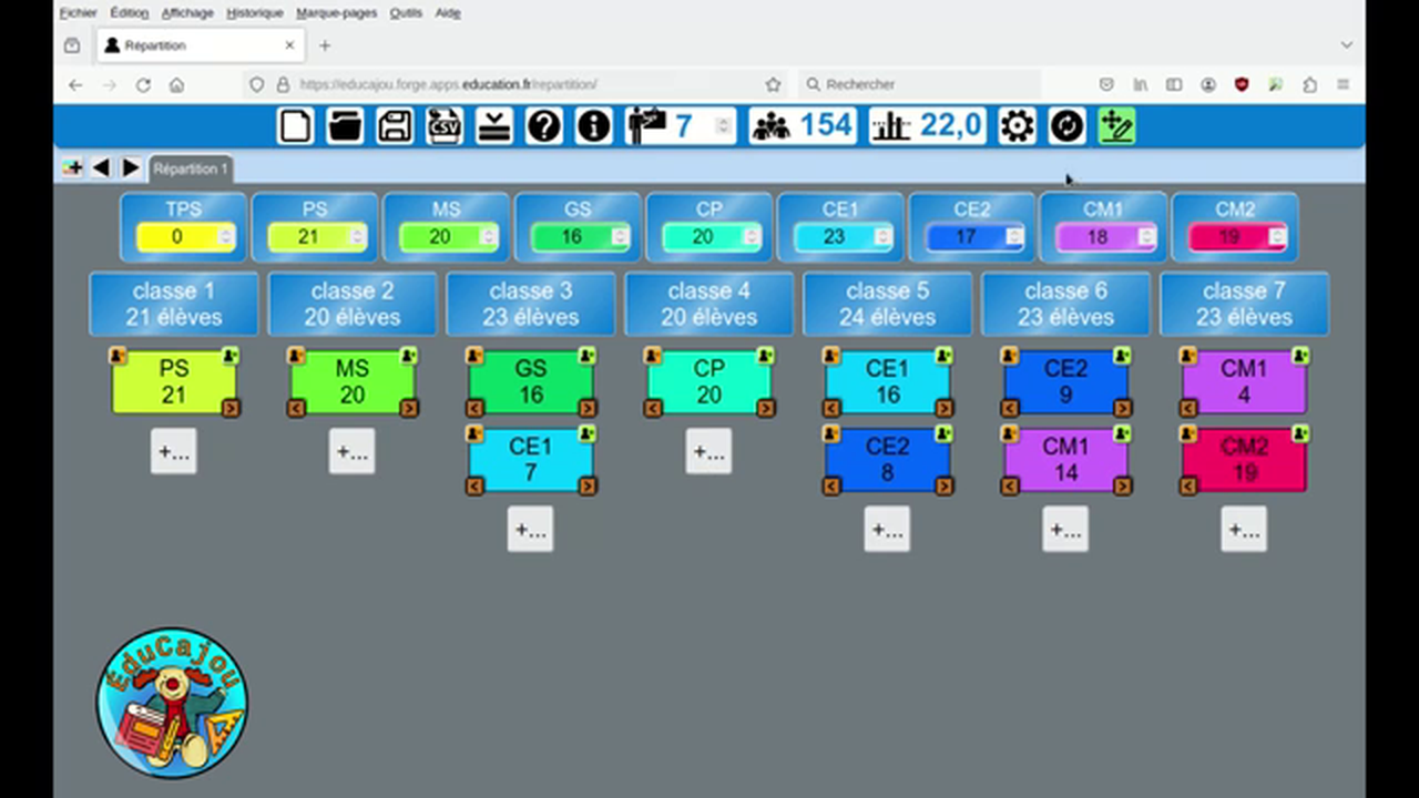 PodEduc - Application Répartition - Présentation Et Tu…