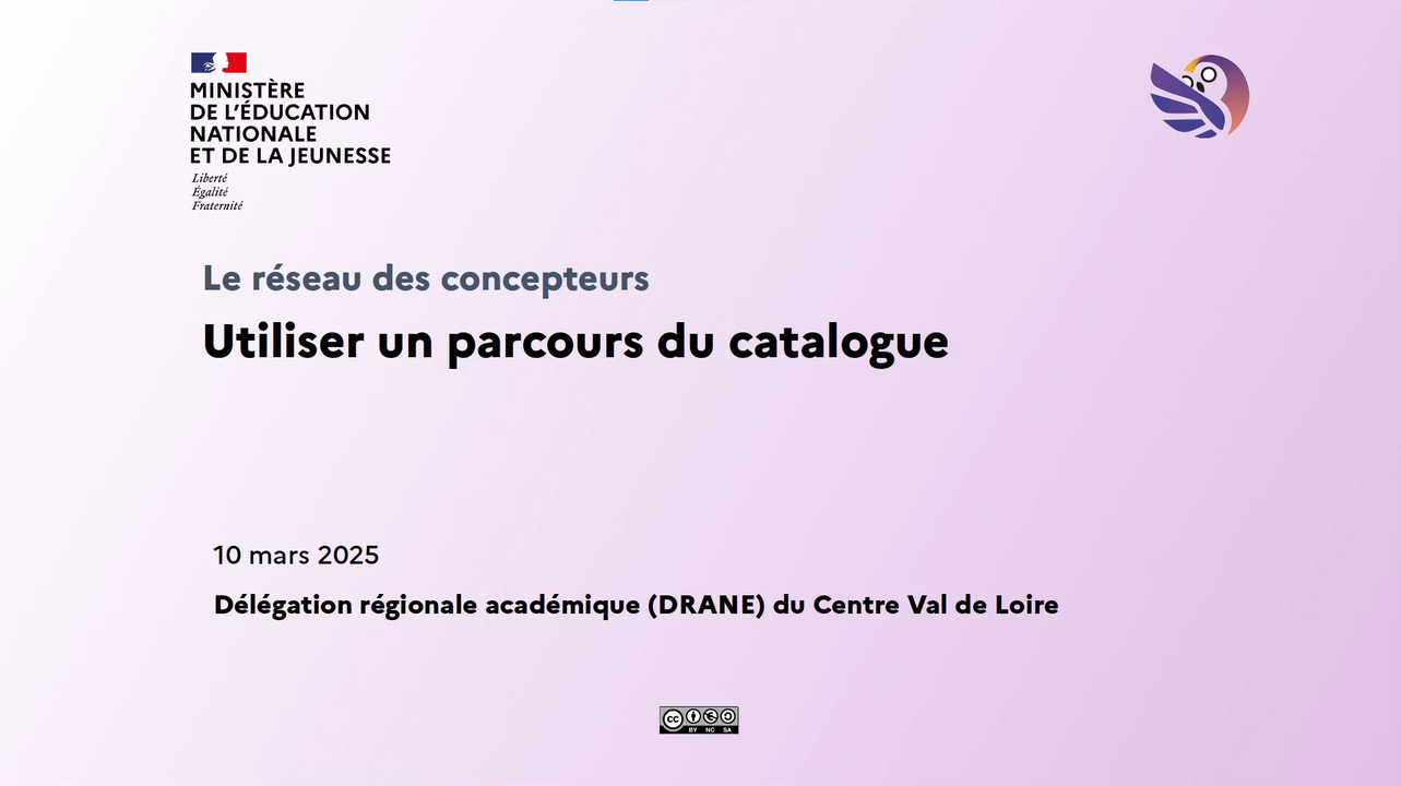 PodEduc - Le Catalogue Du Réseau Des Concepteurs