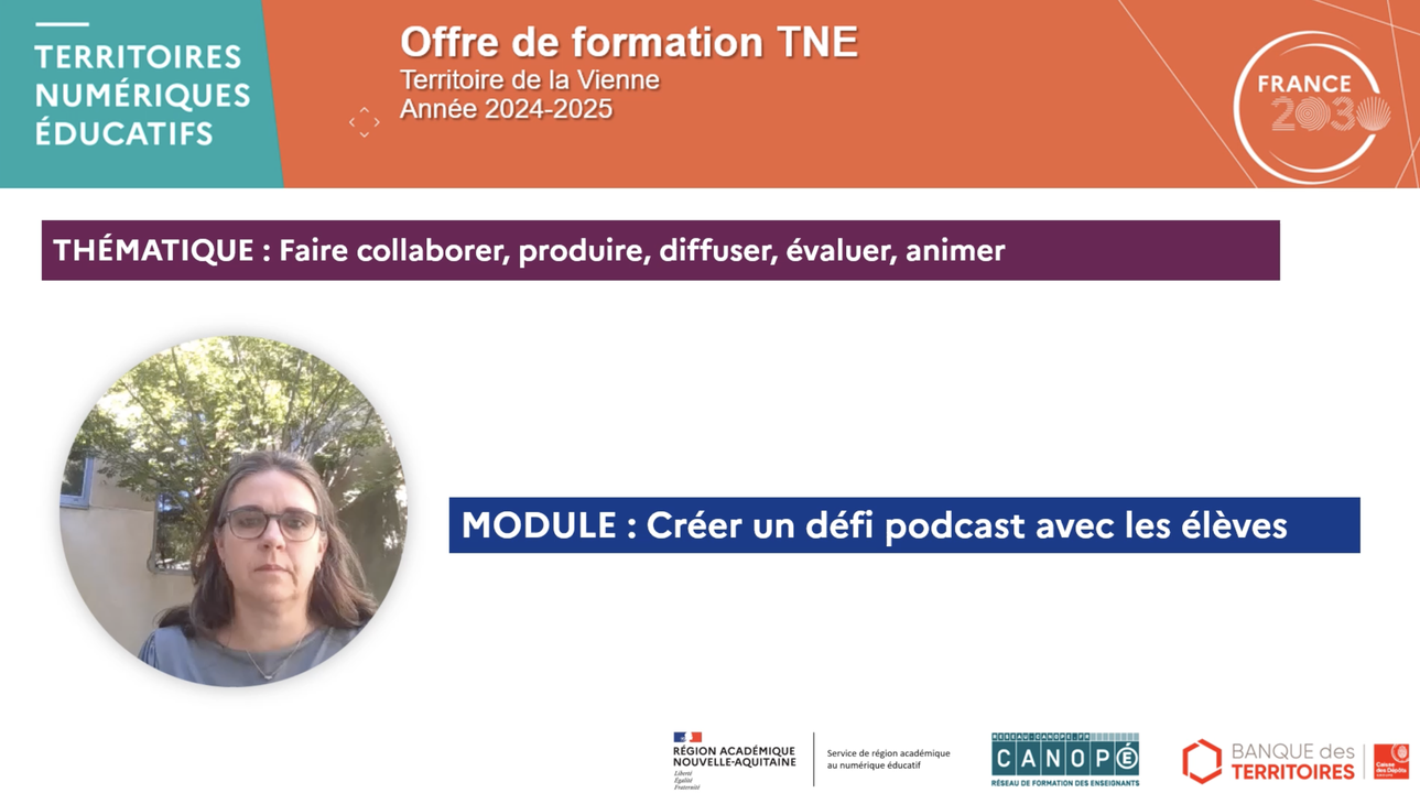 PodEduc - Tne : Créer Un Défi Podcast Avec Les Élèves