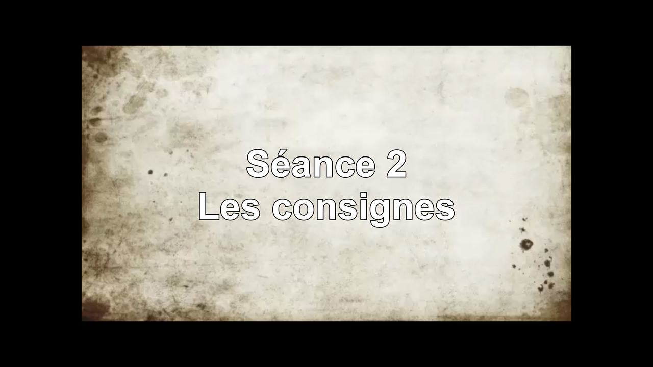 PodEduc - Séance 2 - Les Consignes