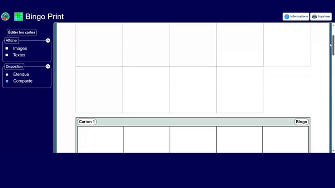 PodEduc - Tutoriel Bingo Print