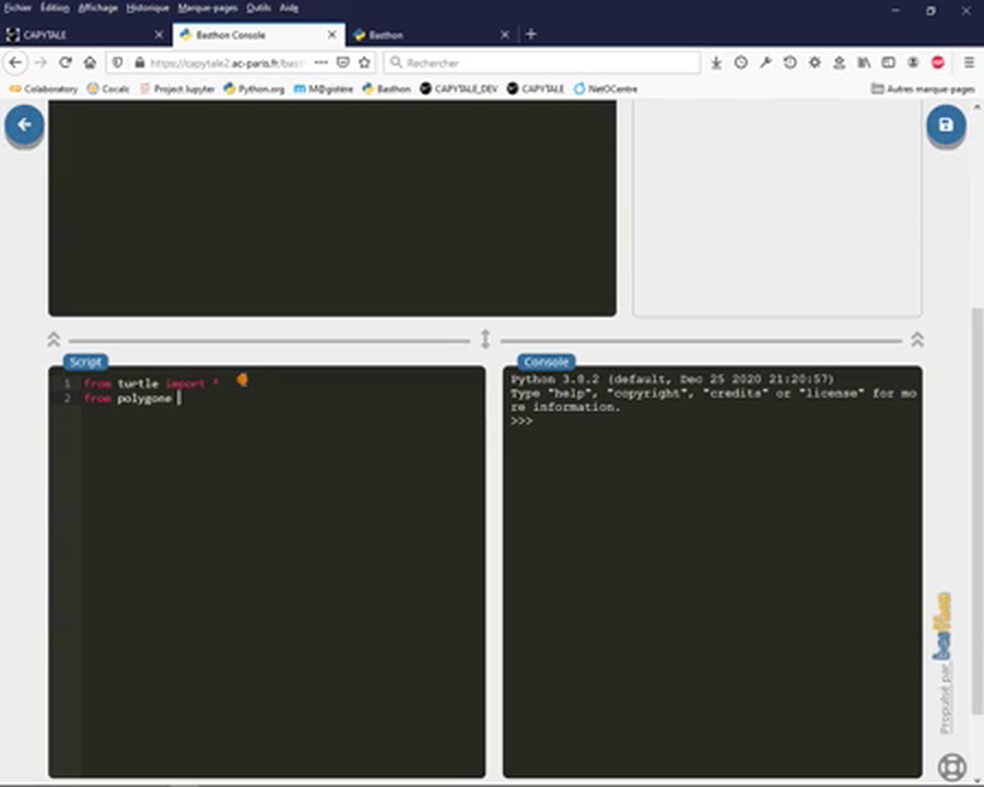 PodEduc - Capytale : Module Graphique Ou Personnel