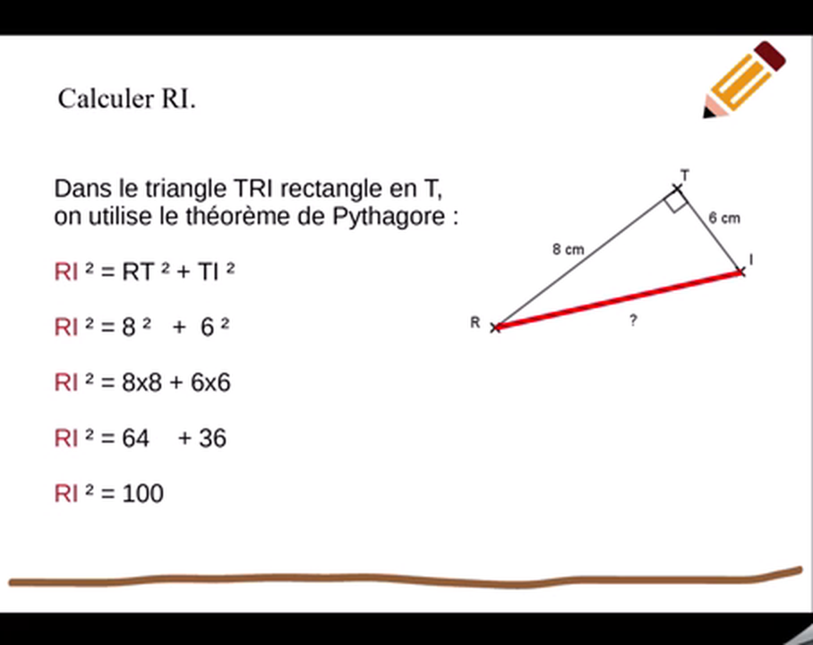 PodEduc - Calculer L'Hypoténuse D'Un Triangle Rectangl…