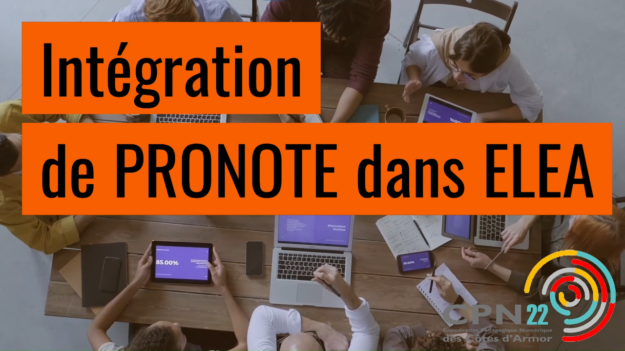 PodEduc - Eléa - Intégration De Pronote