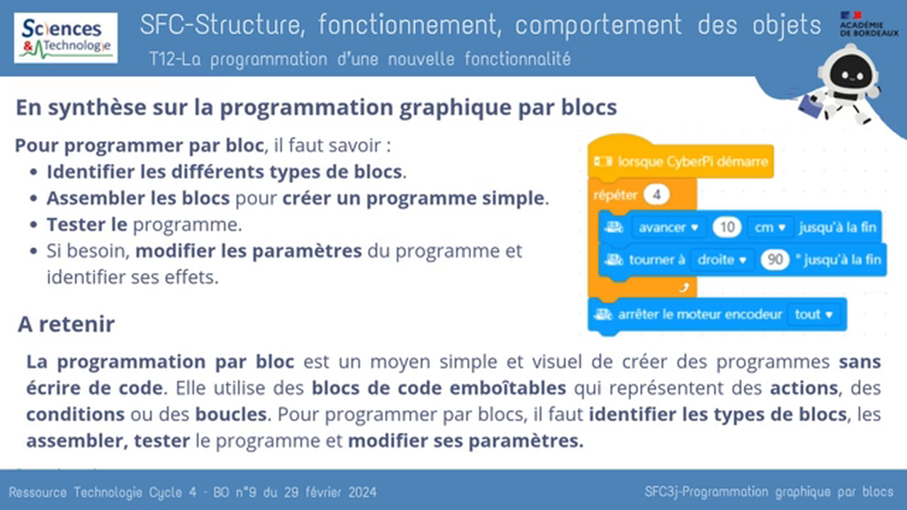 PodEduc - Sfc3j-La Programmation Graphique Par Blocs