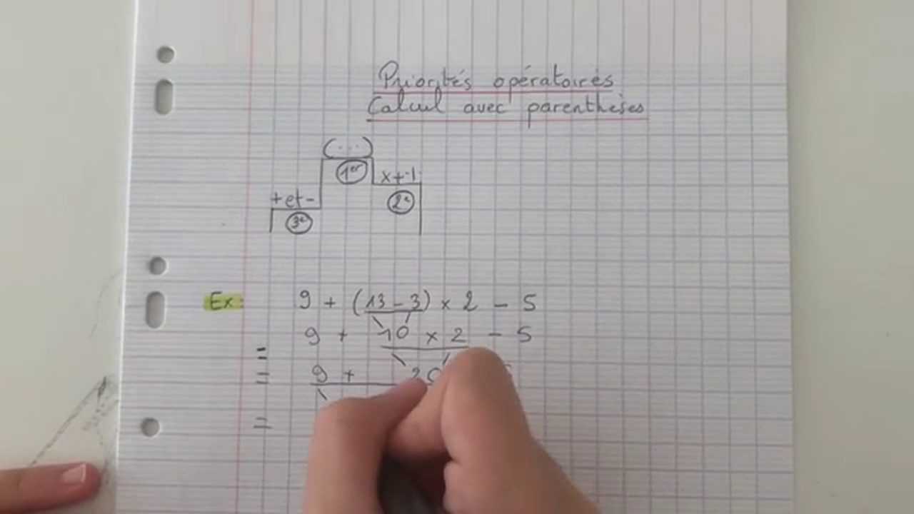 PodEduc - Mener Un Calcul Avec Des Parenthèses
