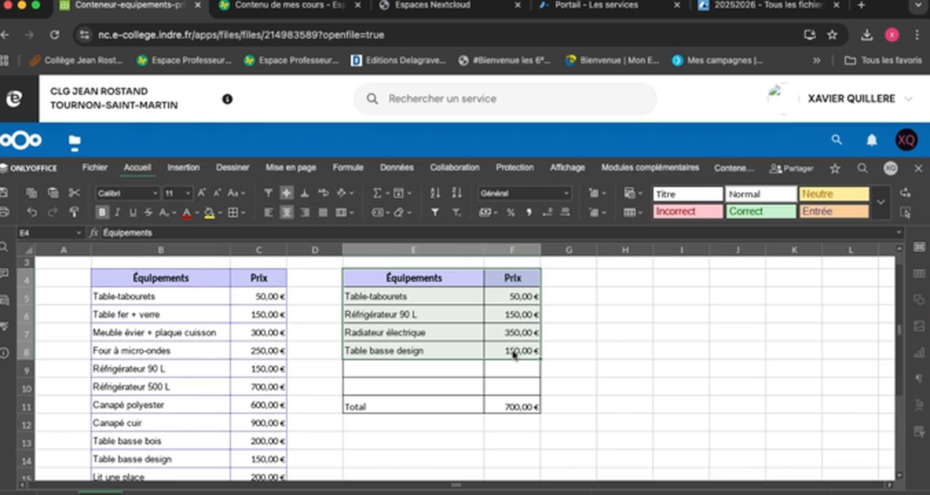 PodEduc - Capsule Sequence Conteneur Activité Tableur.…