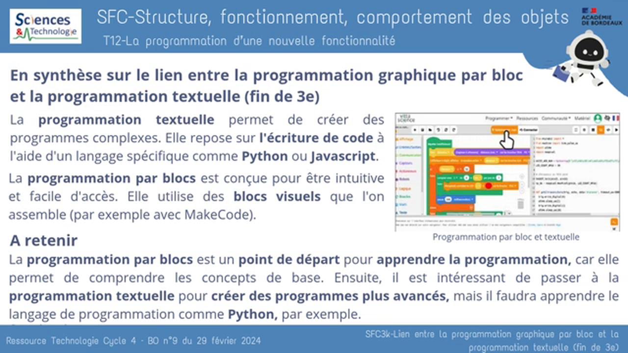PodEduc - Sfc3k-Le Lien Entre La Programmation Graphiq…