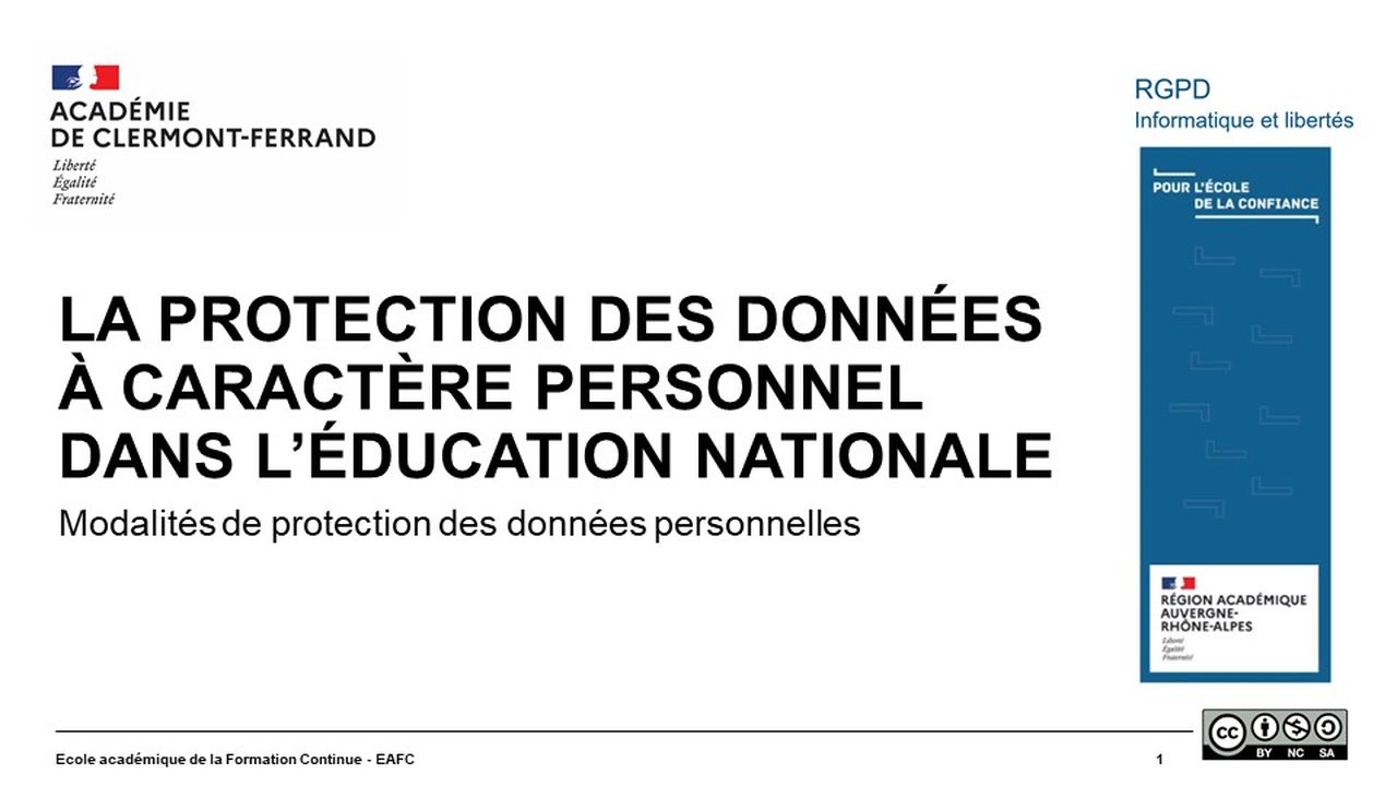 PodEduc - La Protection Des Données À Caractère Person…