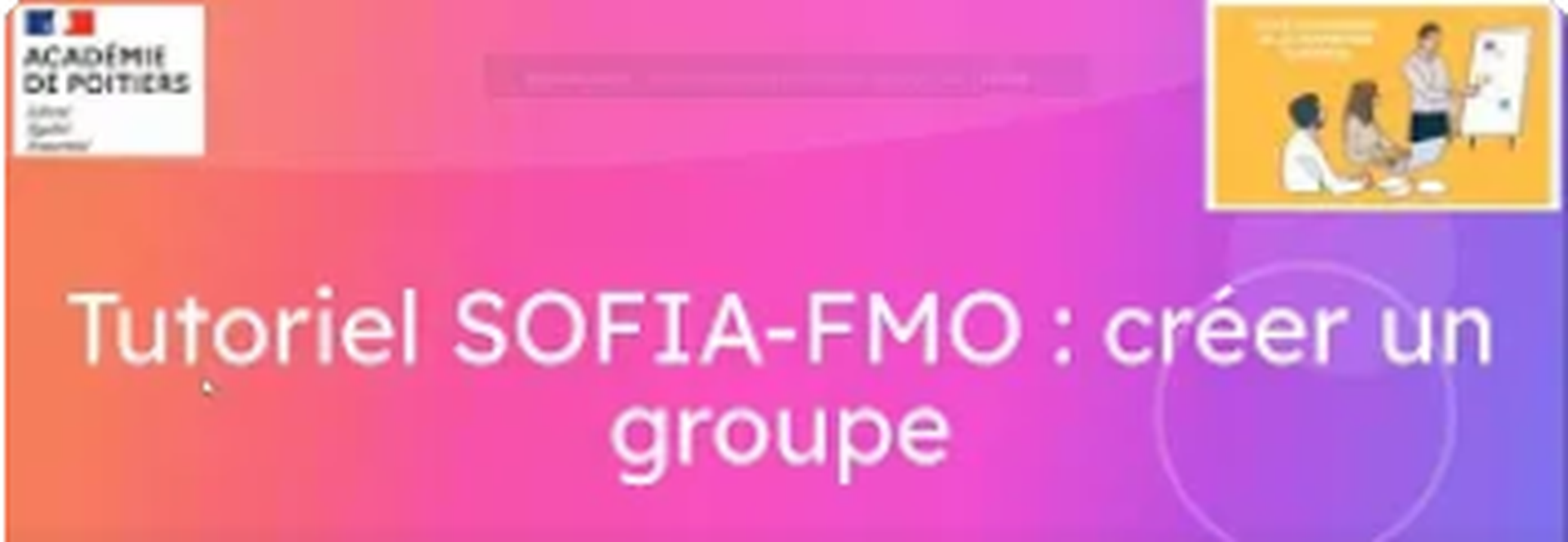 PodEduc - Tutoriel 1 Créer Un Groupe Dans Sofia-Fmo.W…