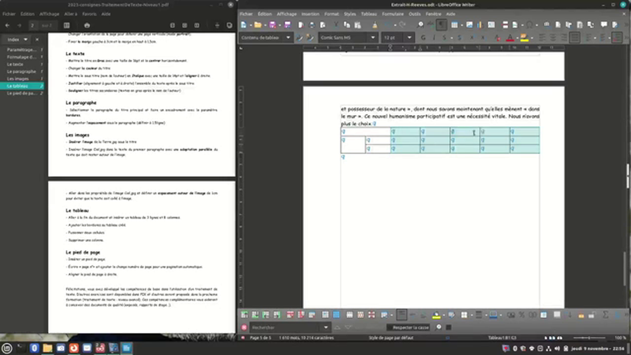 PodEduc - Traitement De Texte : Niveau Débutant