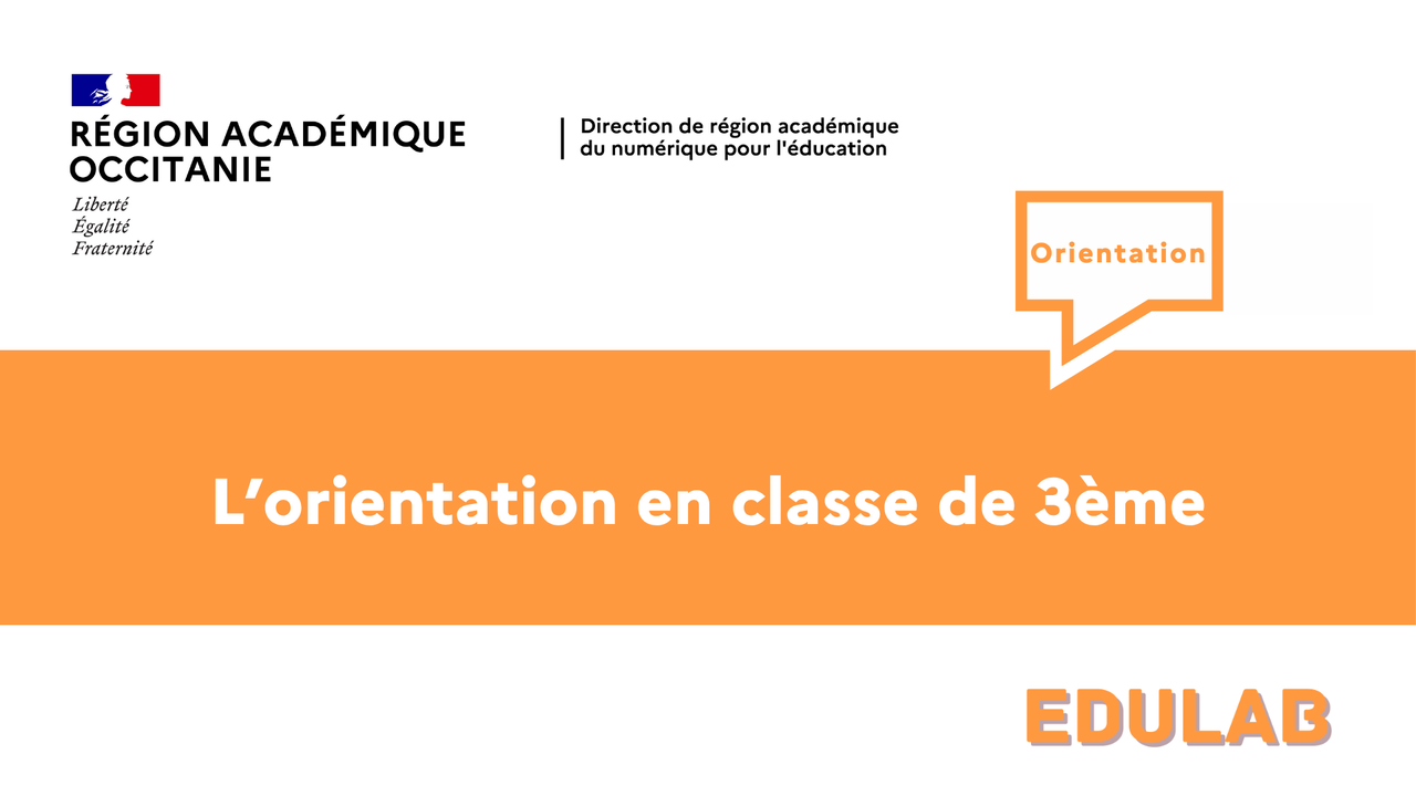 PodEduc - Présentation Du Parcours Elea L'Orientation