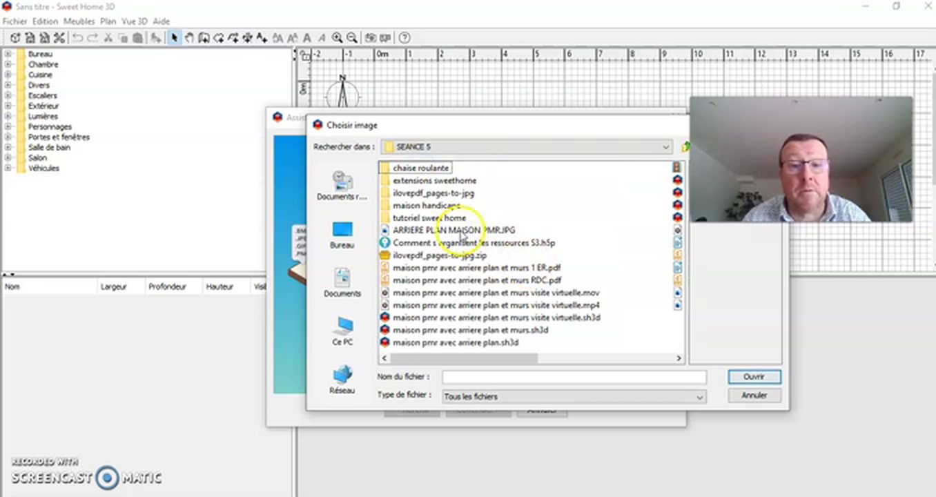 PodEduc - Importer Arriere Plan Et Murs Sweethome3d.Mp4