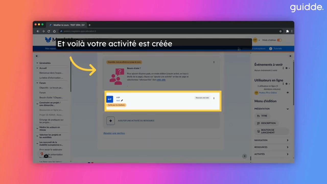 PodEduc - Comment Créé Une Activité H5p Sur La Nouvell…