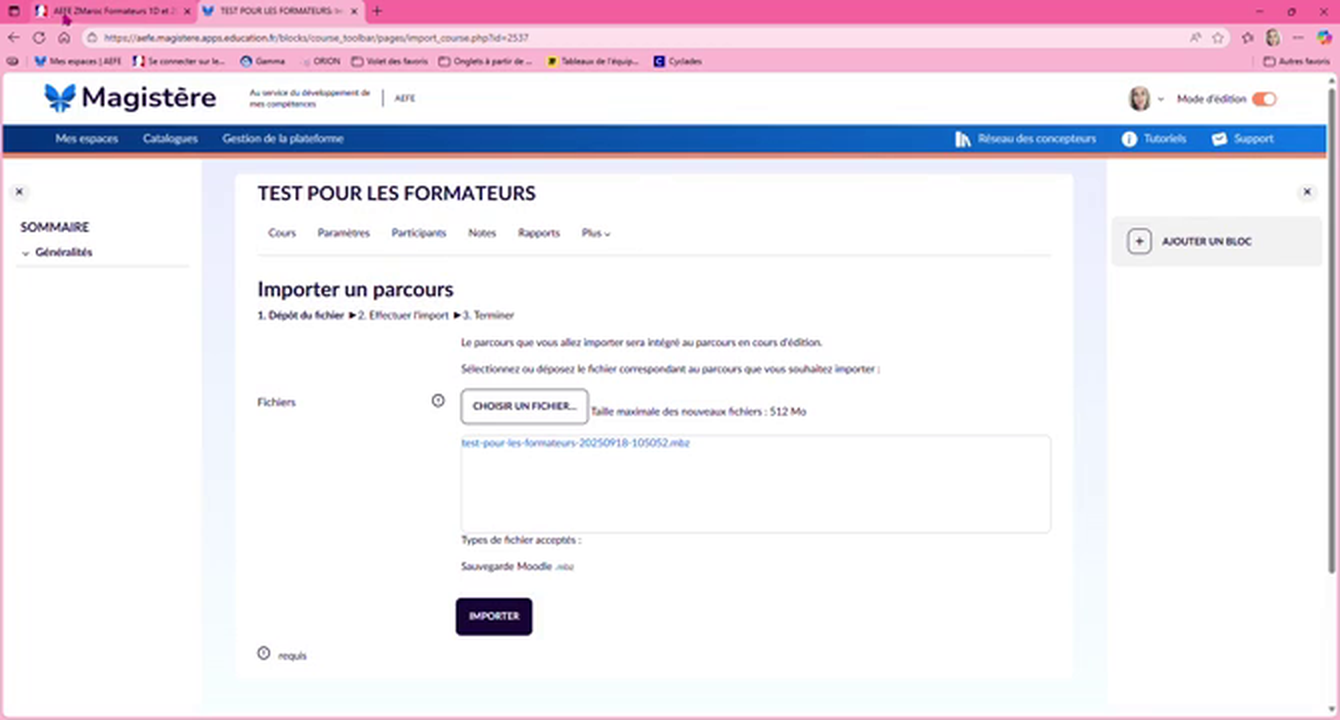 PodEduc - Tuto Pour Créer Un Parcours Magistere.Mp4