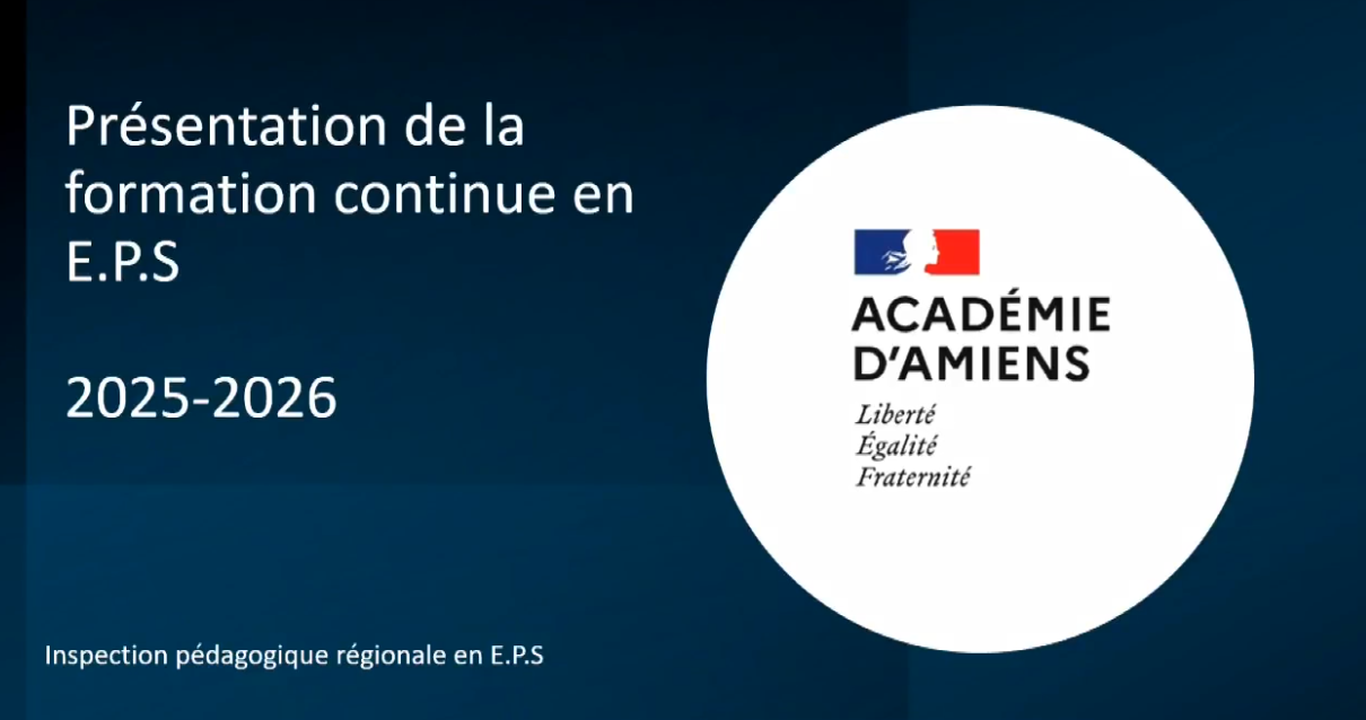 PodEduc - EPS Académie d'Amiens - Réunion De Rentrée Eps - Présentation ...