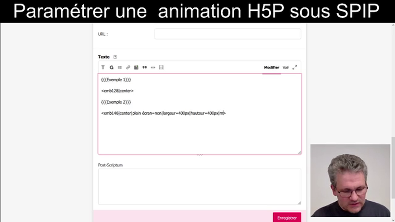 PodEduc - Paramétrer Une Activité H5p Sous Spip