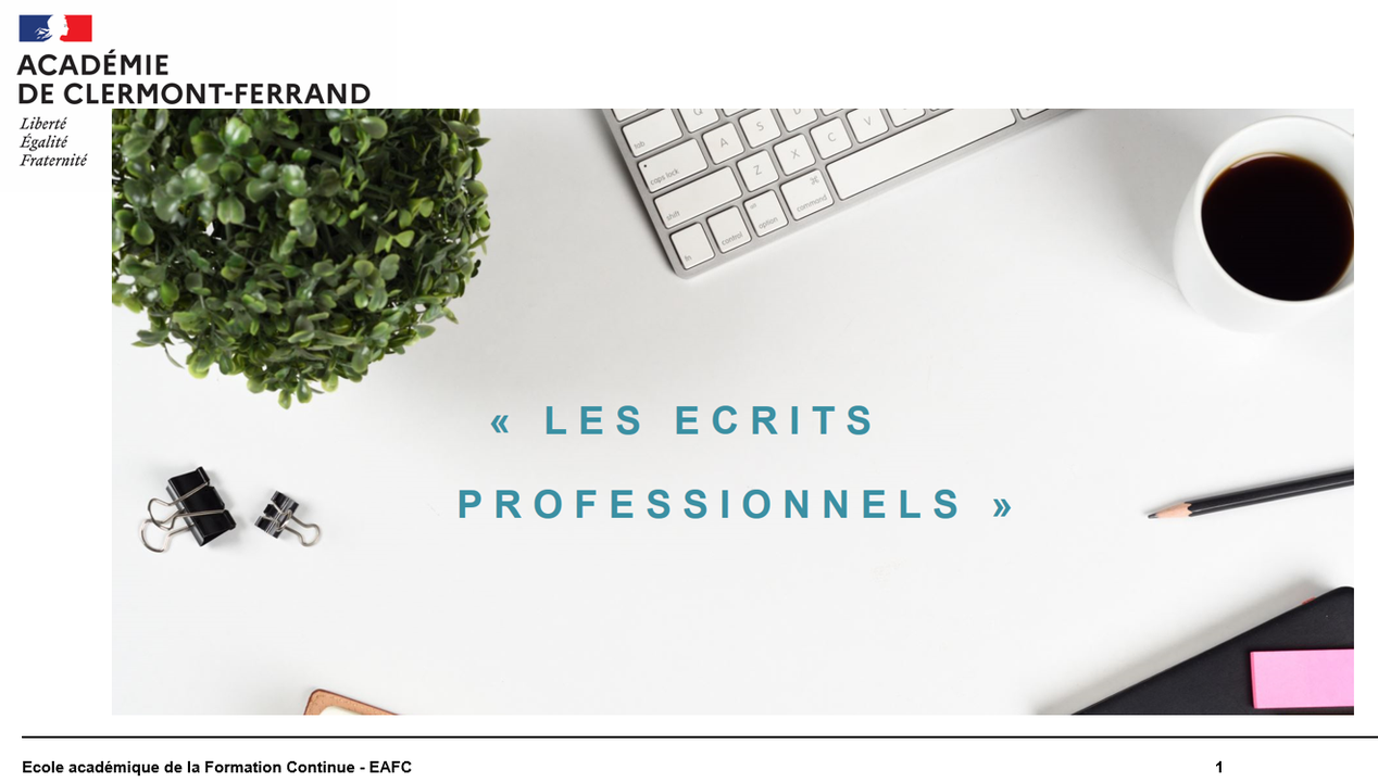 PodEduc - Les Écrits Professionnels.Mp4