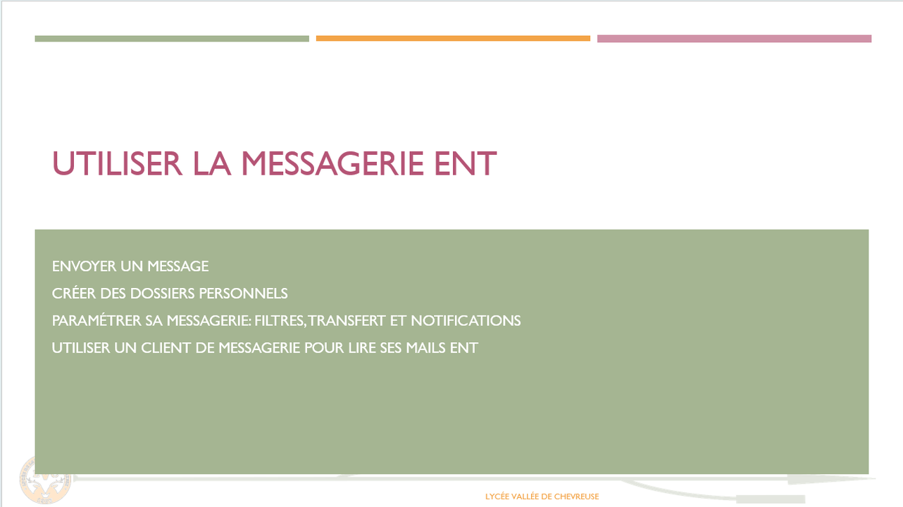 PodEduc - Utiliser La Messagerie De L'Ent Monlycee.Mp4