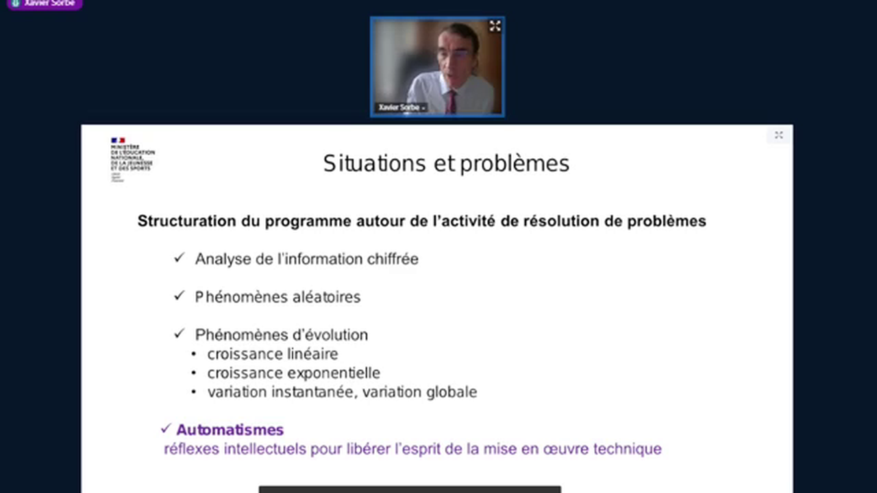 PodEduc - DGESCO-Formation - Plan Maths - 1- Présentation Du Programme Et Des Ressourc…