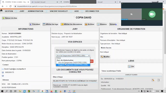 PodEduc - Tutoriel Compas - Accès Ien
