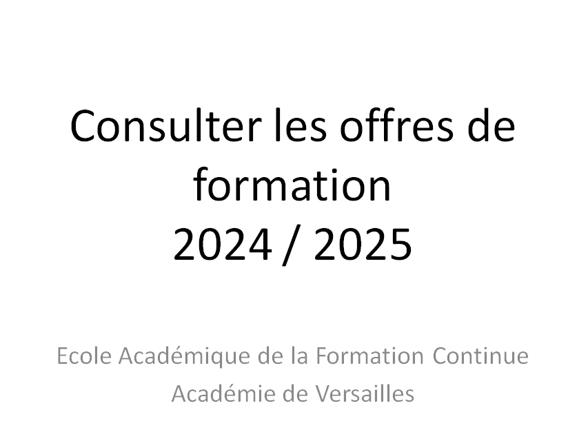 PodEduc - Consulter L'Offre De Formation 2024 2025 Ver…