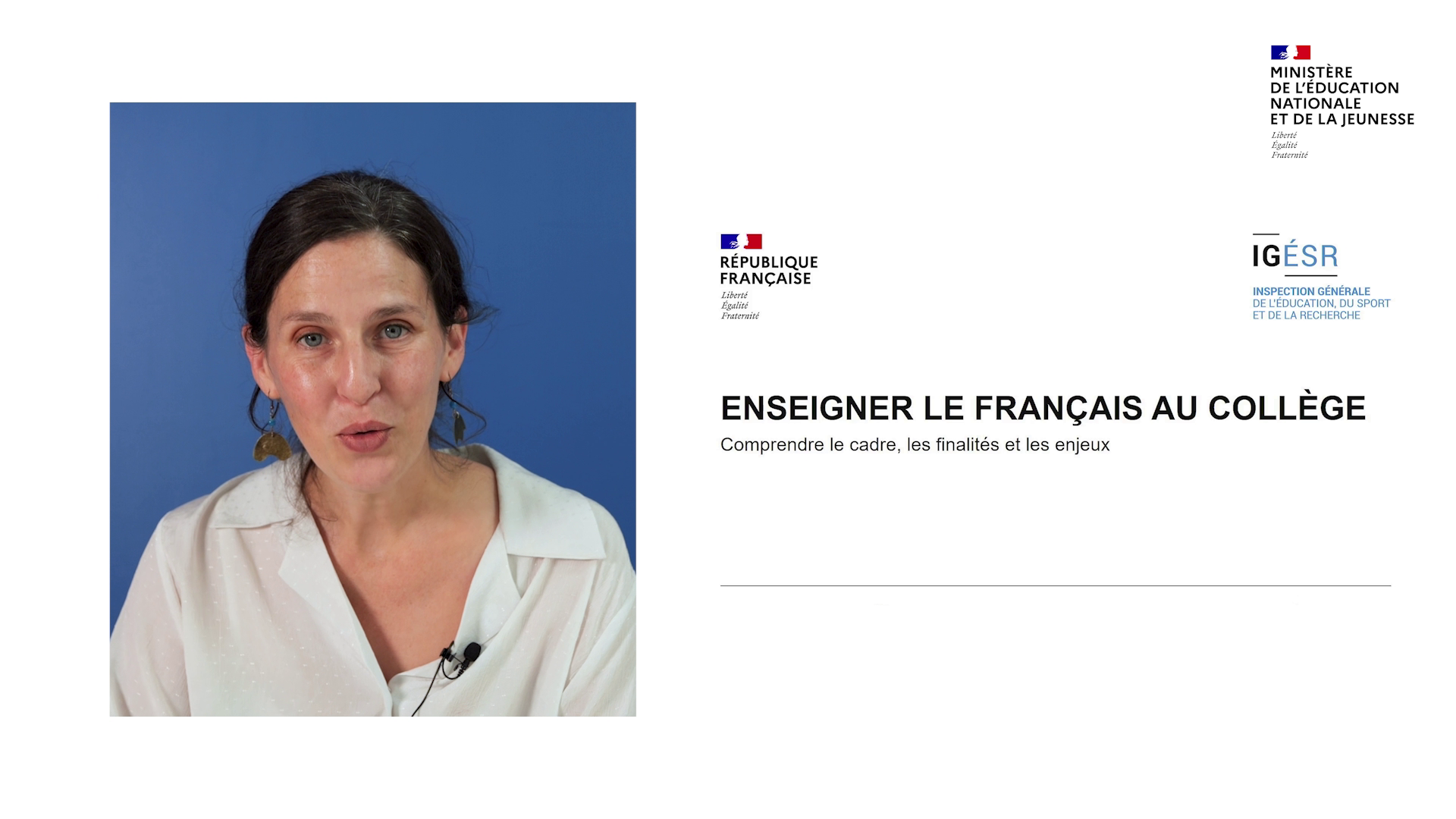 PodEduc - Enseigner Le Français Au Collège - Vidéo 3 S…