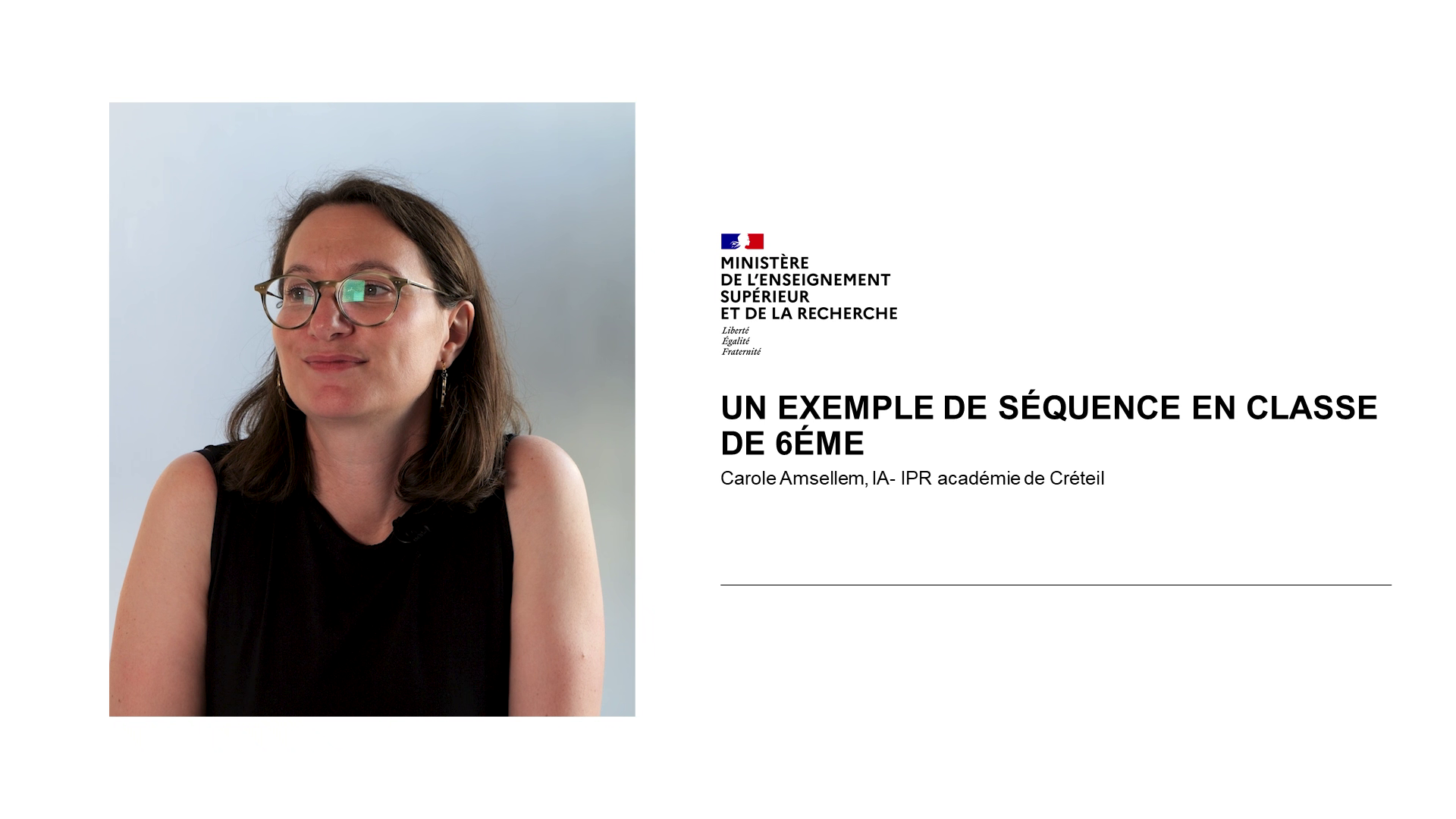 PodEduc - Un Exemple De Séquence En Classe De 6Ème - V…