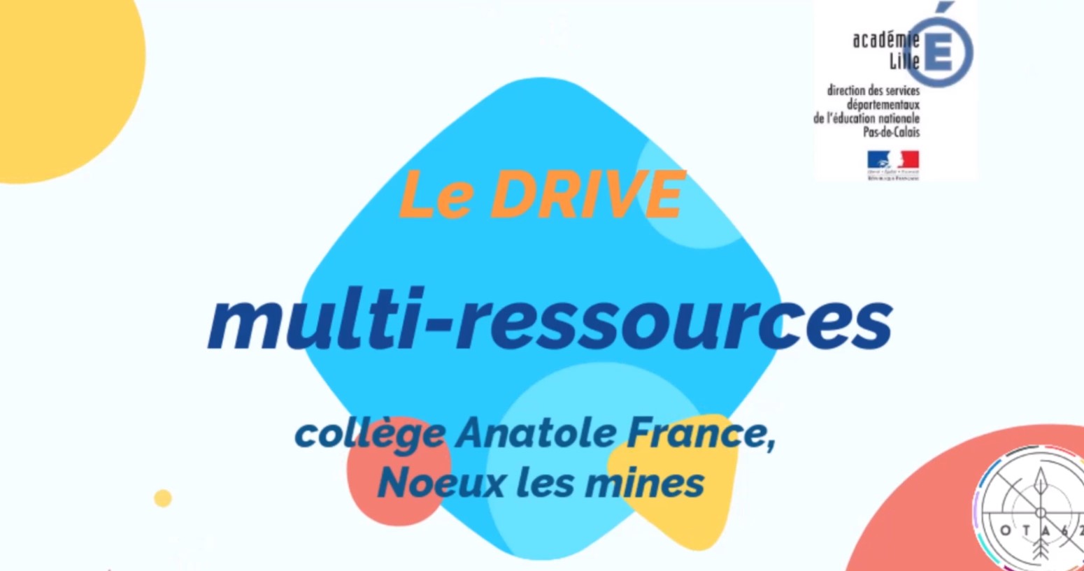 PodEduc - OTA 62 - Le Drive Multi-Ressources