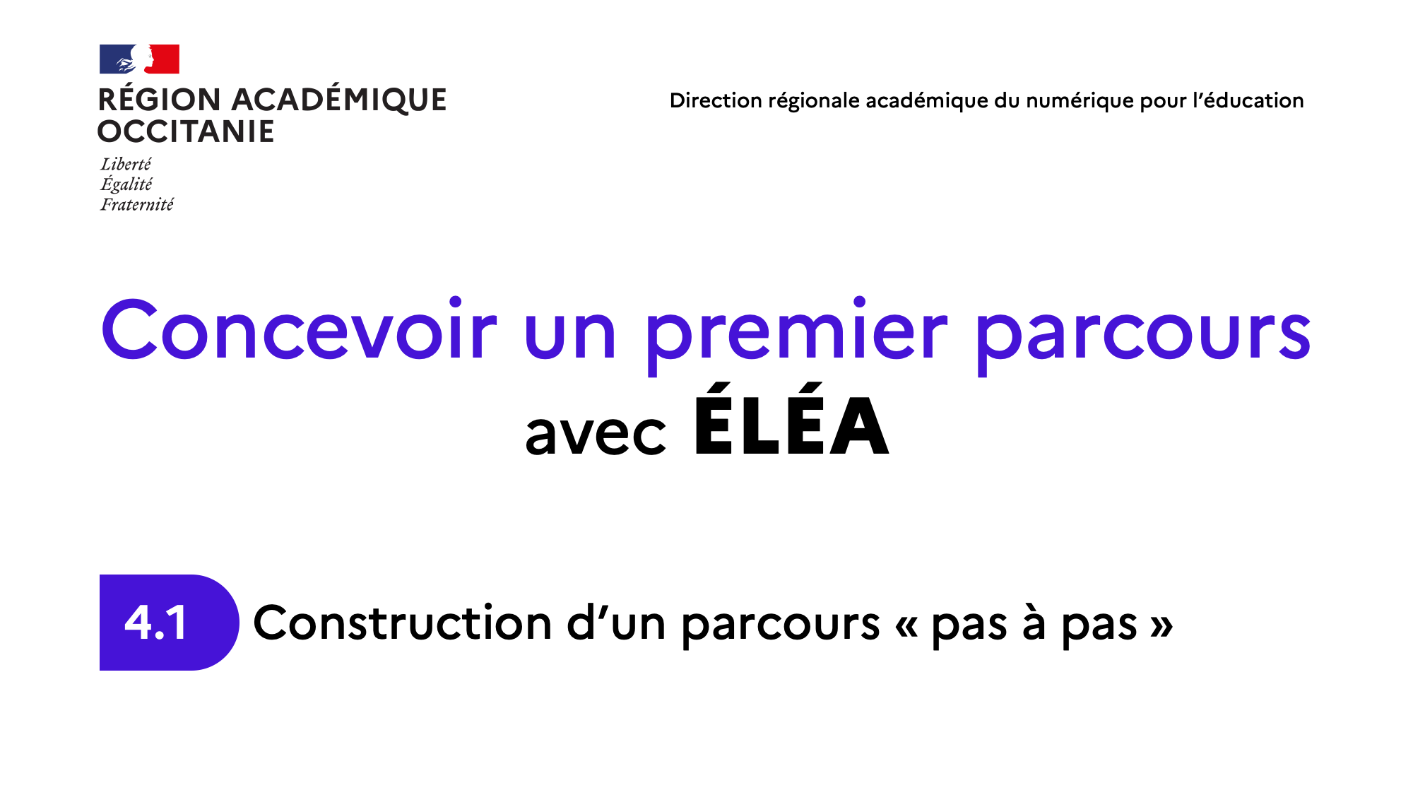 PodEduc - Tutoriel VidéO : Construction D'Un Parcours