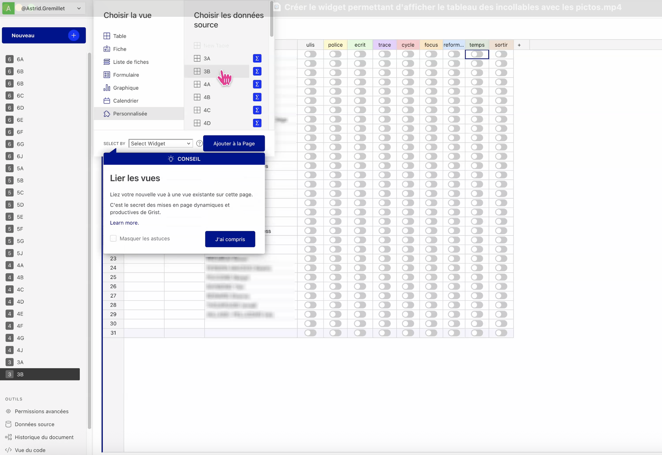 PodEduc - 3- CréEr Le Widget Permettant D'Afficher Le