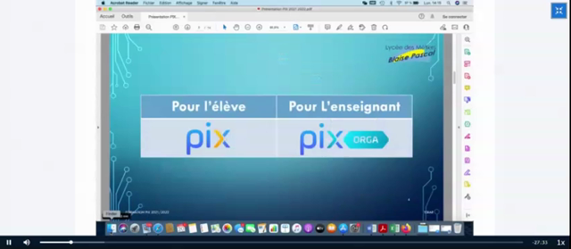 PodEduc - Présentation De Pix Au Lycée Professionnel B…