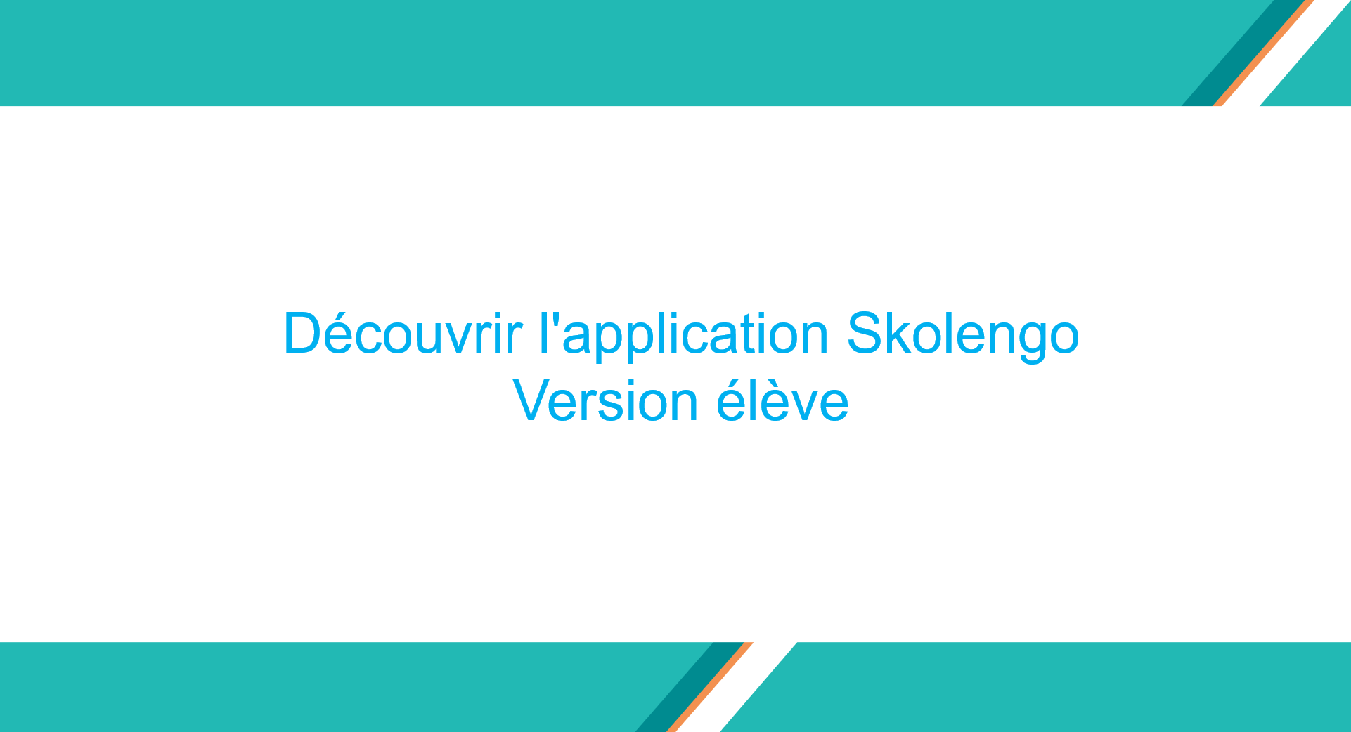 PodEduc - Découvrir L'Application Skolengo