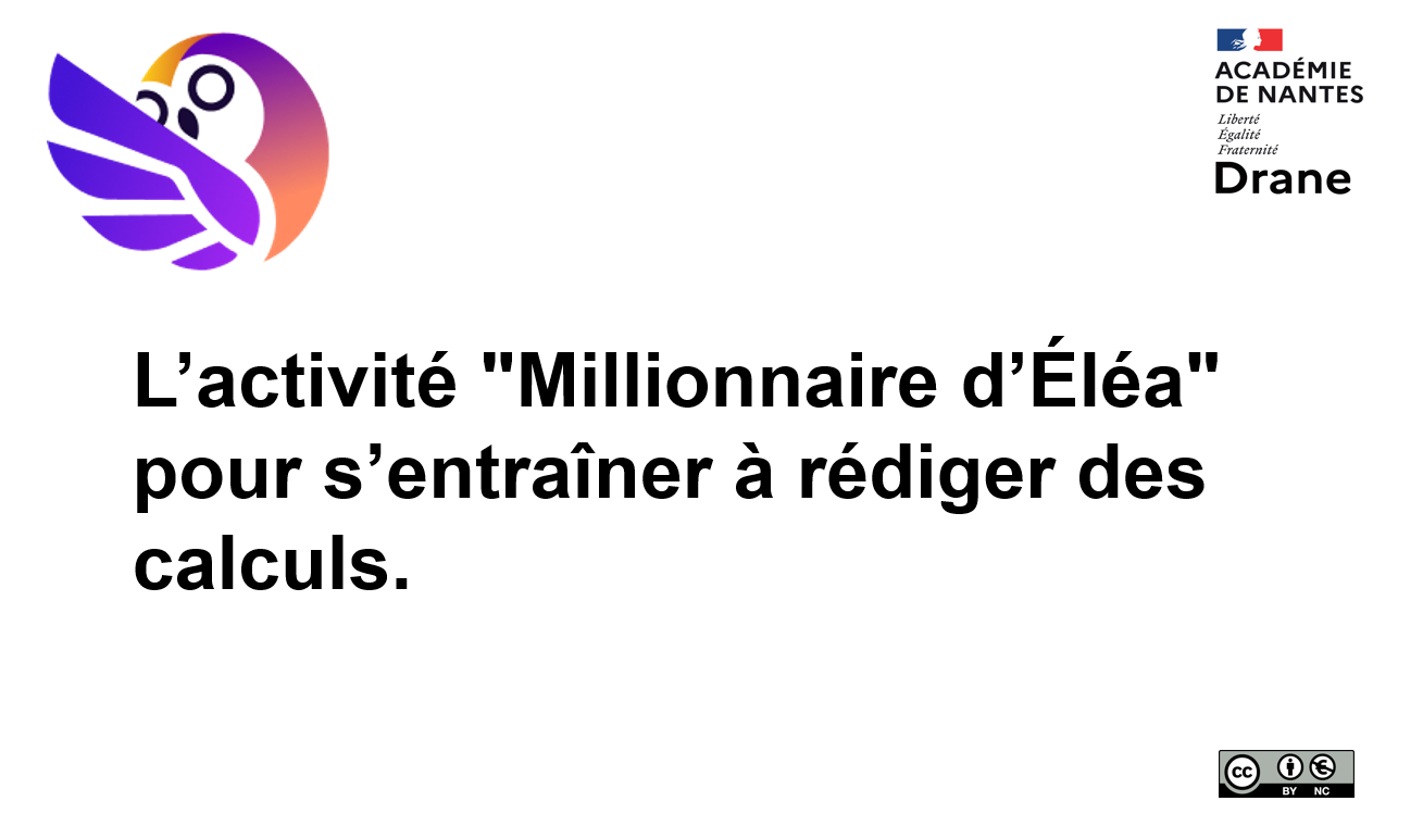 PodEduc - L'Activité Millionnaire Pour Travailler La R…