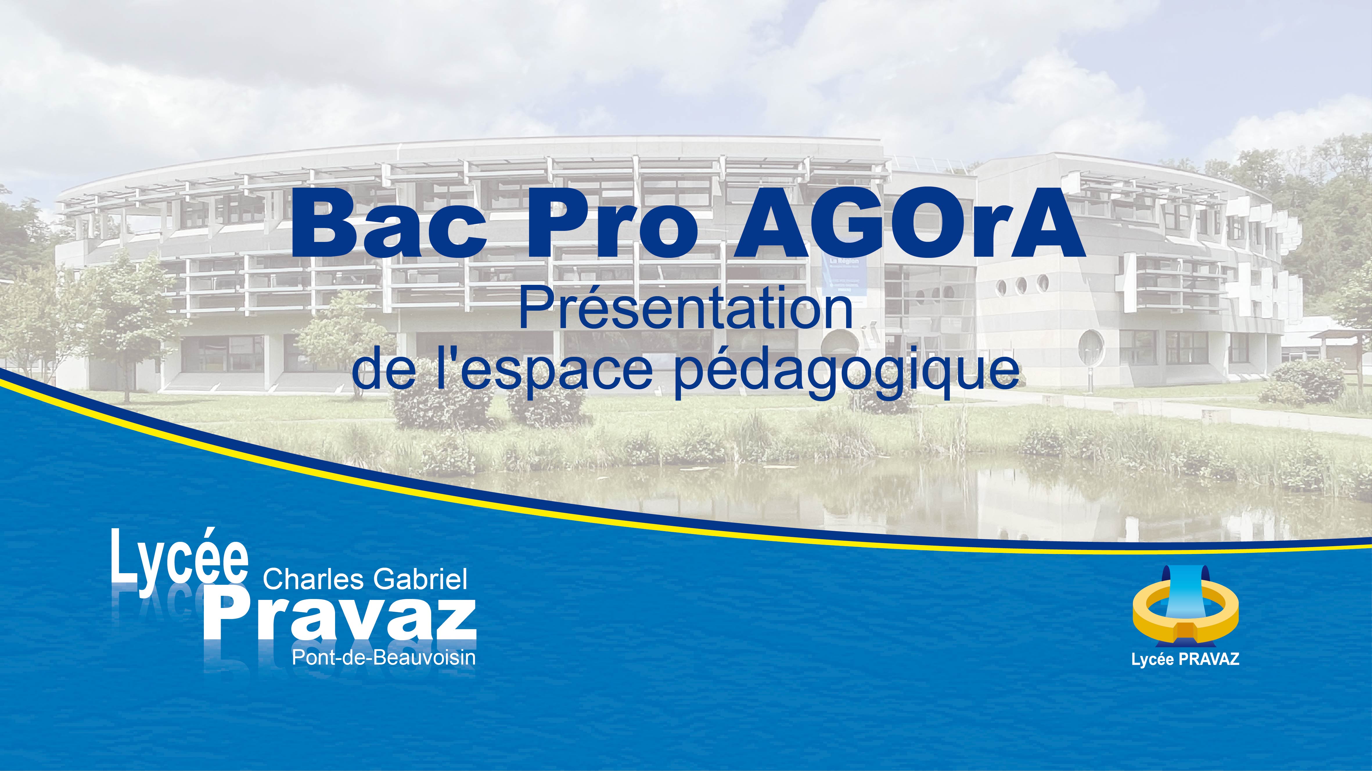 PodEduc - Bac Pro Agora : Présentation De L'Espace Péd…
