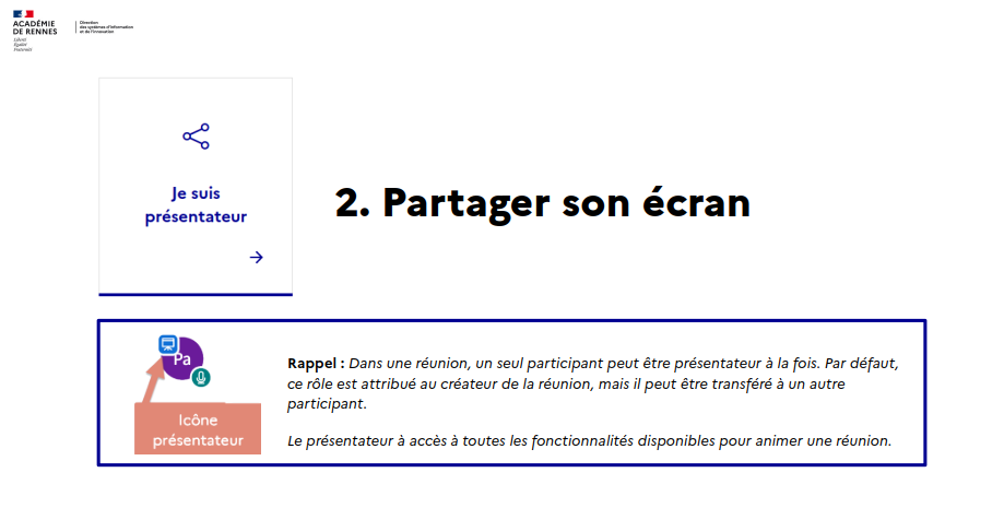 PodEduc - Partager Son Écran Dans Visio-Agent