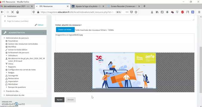 PodEduc - Insérer La Charte Graphique Aefe Dans Un Par…