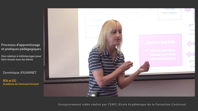 PodEduc - 07_1er Obstacle La Mémoire À Long Therme
