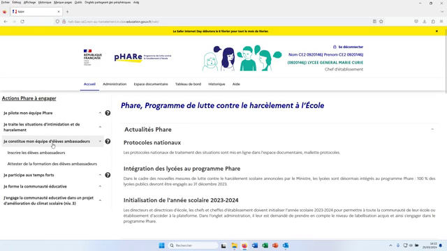 PodEduc - Labellisation Phare: Élèves Ambassadeurs