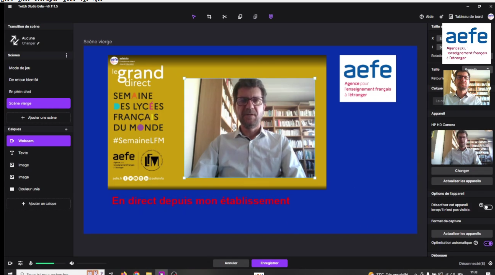 PodEduc - Le Grand Direct : Configurer Son Écran Pour