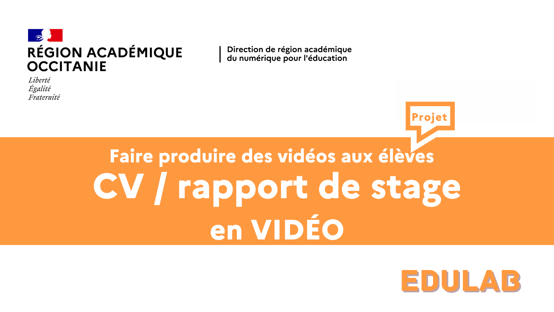 PodEduc - Projet Rapport De Stage En Vidéo Ou Cv Vidéo…