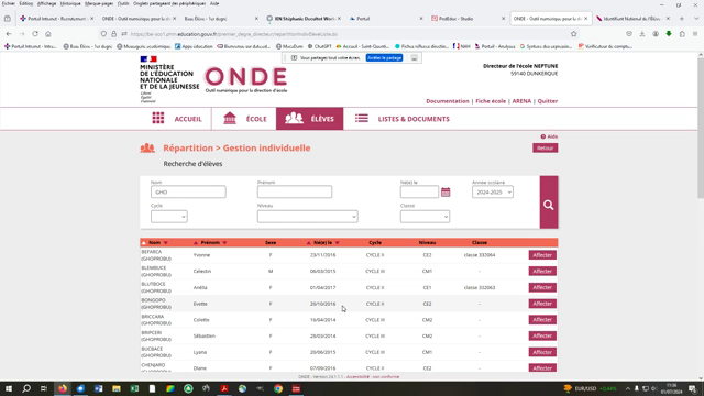 PodEduc - Onde : Répartition Des Élèves