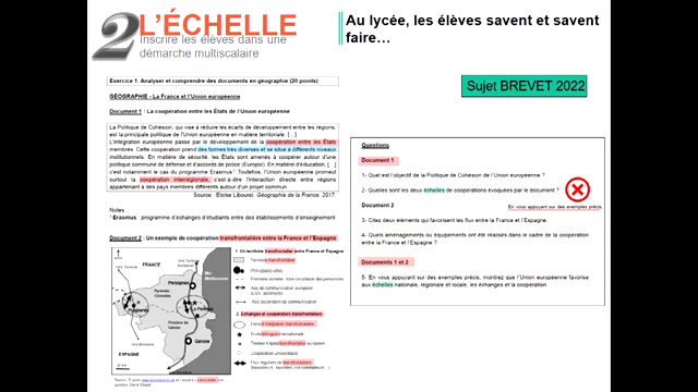 PodEduc - Conduire Une Démarche Géographique Au Lycée