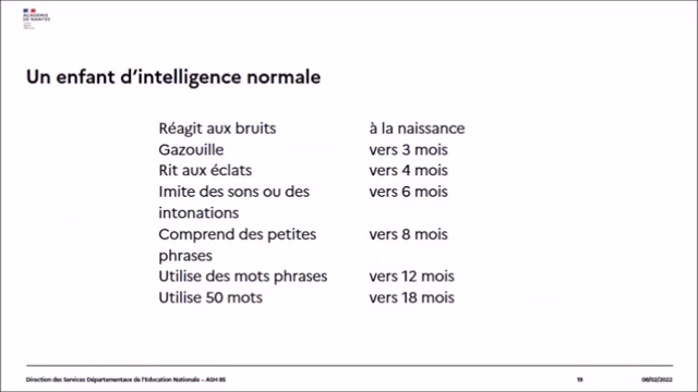 PodEduc - Les Stades De L'Acquisition Du Langage