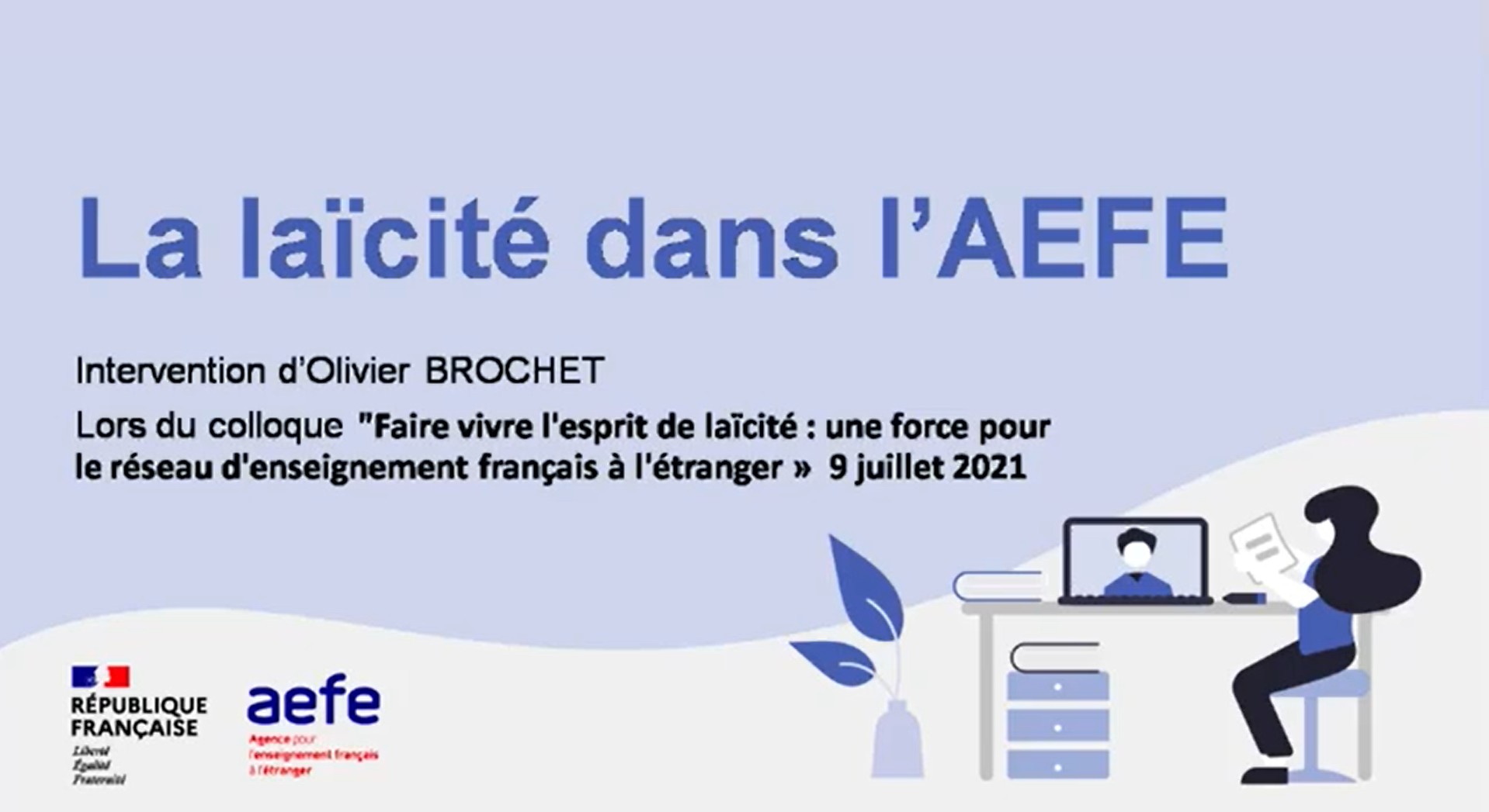 PodEduc - Extrait Colloque Aefe Laïcité - O. Brochet.M…