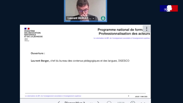 PodEduc - DGESCO-Formation - Animation de réseaux - 0- Bfi Introduction Laurent Berger