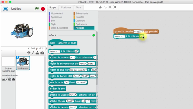 PodEduc - S24-1 Robot Mbot Connexion En Wifi