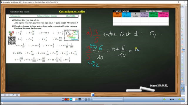 PodEduc - Ecriture Decimale - Correction Fiche Decimaux