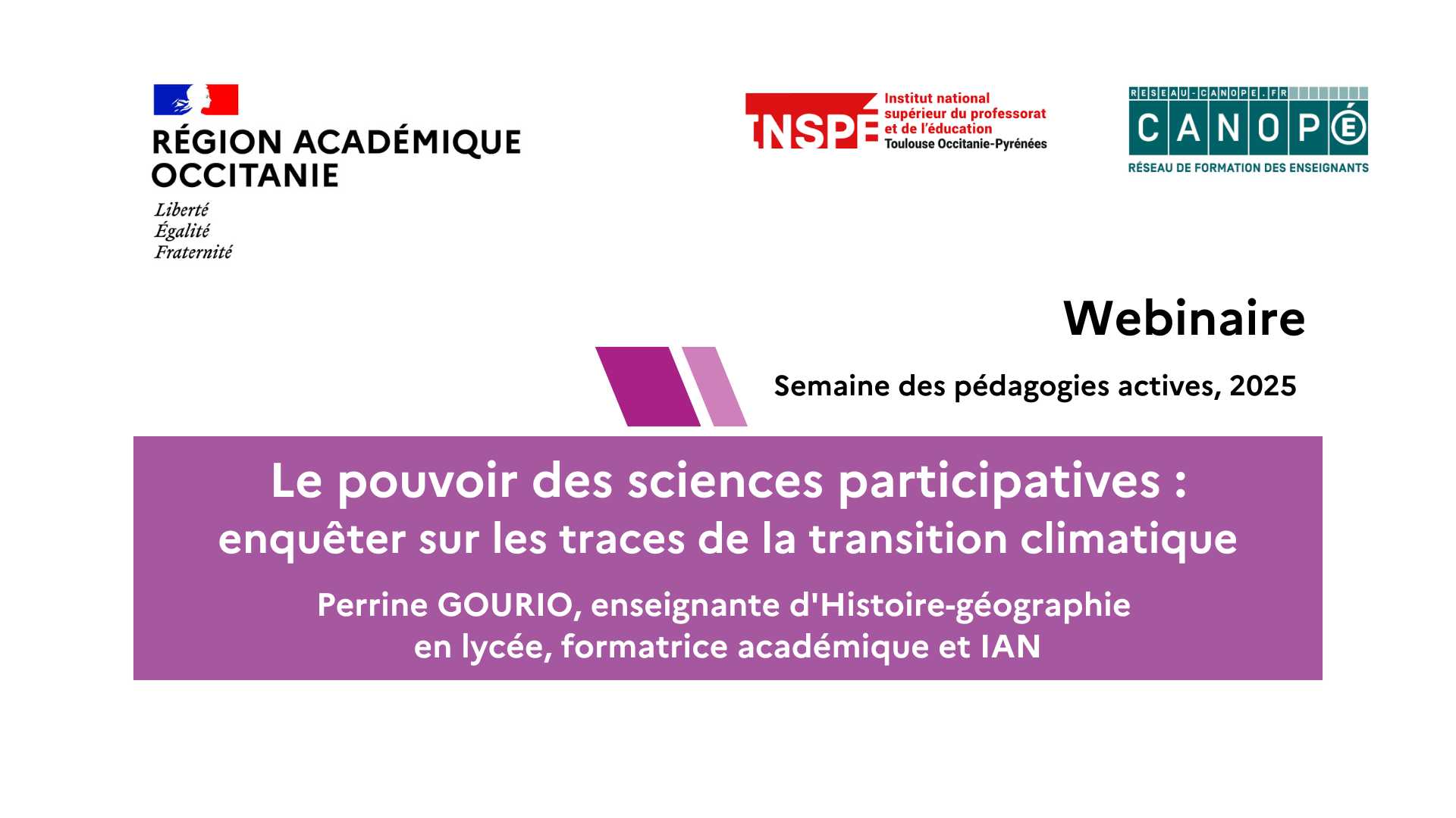 PodEduc - Span 25 : Le Pouvoir Des Sciences Participat…