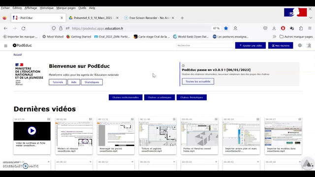 PodEduc - AEFE - Magistère - Podeduc1 Téléverser Éditer Diffuser.Mp4